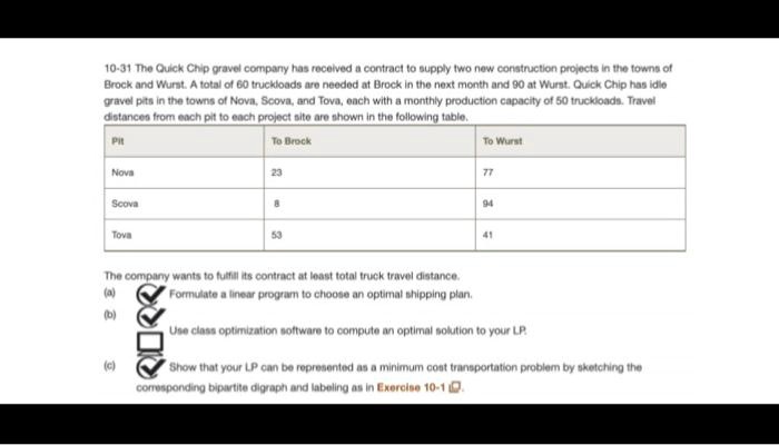 10-31 The Quick Chip gravel company has received a contract to supply two new construction ...