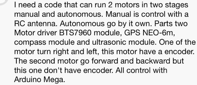 Solved I Need A Code That Can Run 2 Motors In Two Stages Manual And 0035