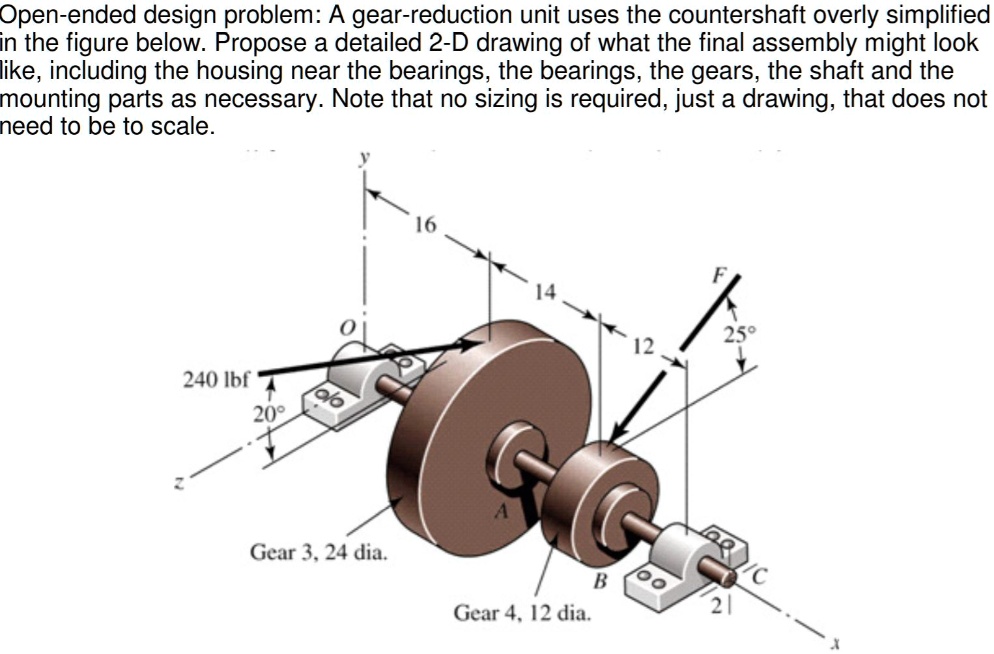 SOLVED: Open-ended design problem:A gear-reduction unit uses the ... SOLVED: Open-ended design problem:A gear-reduction unit uses the ...