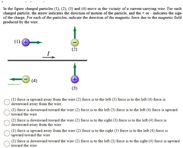 in the figure charged particles 1 2 3 and 4 move in the ricinity of ...