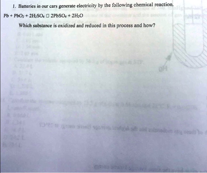 SOLVED: Batteries in our cars generate electricity by the following ...