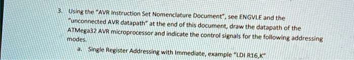 3 using the avr instruction set nomenclature document see engvle and the unconnected avr ...