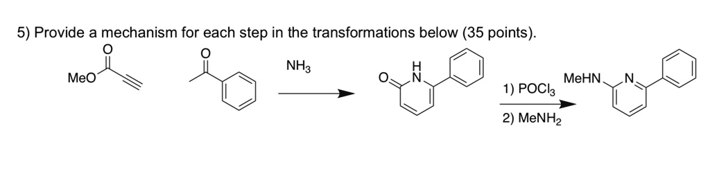 SOLVED: Provide a mechanism for each step in the transformations below ...
