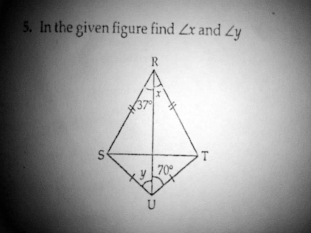 SOLVED: 'in given figure find angle x and angle y'