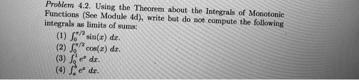 SOLVED: Problemn 4.2. Using the Theorem Functions (See Module 4d ...