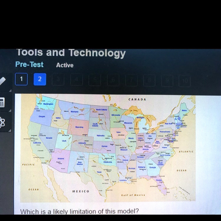 SOLVED: View the model of the United States. What is a likely ...