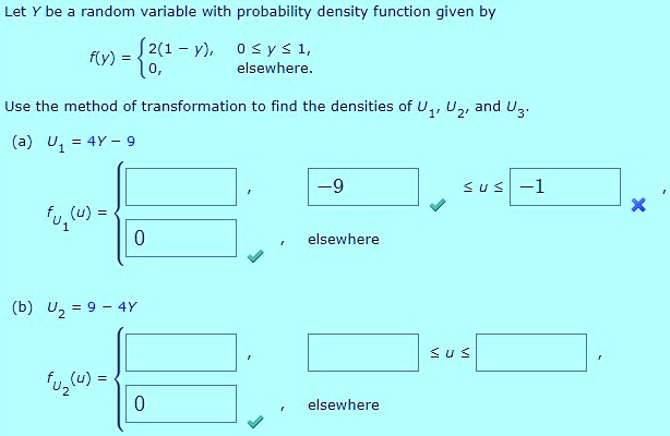 let random variable with probability density function given by 21 fly y 0 y 1 elsewhere use the ...