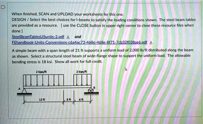 SOLVED: When finished, SCAN and UPLOAD your worksheets for this one ...