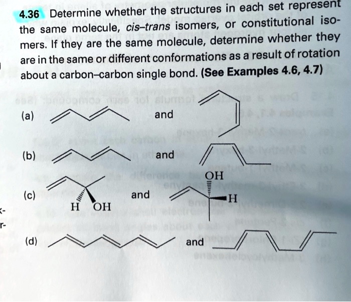 determine whether the structures in each set represent 436 the same ...