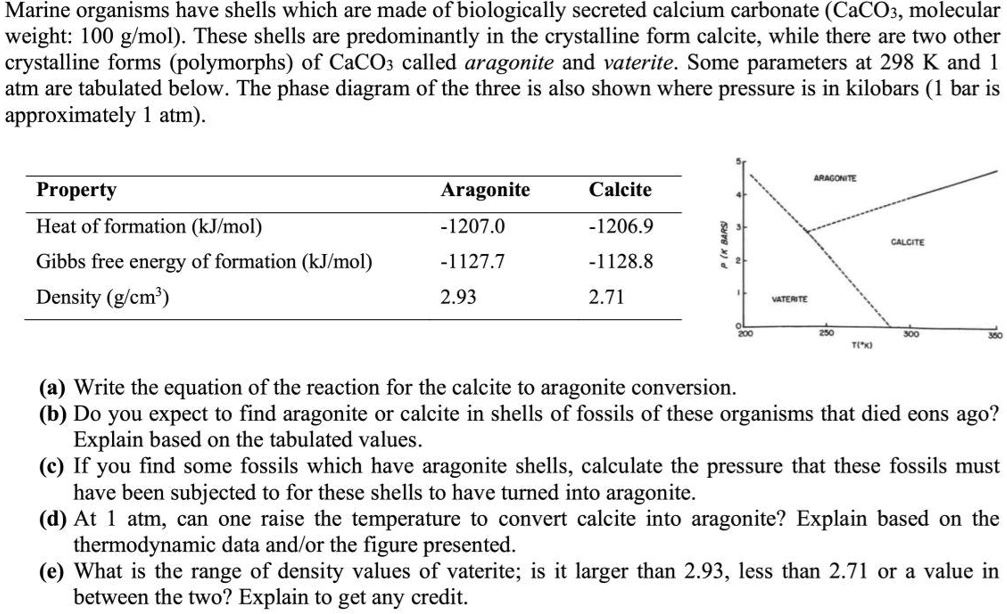 marine organisms have shells which are made of biologically secreted ...