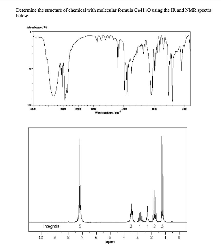 SOLVED: Text: Determine the structure of a chemical with the molecular ...