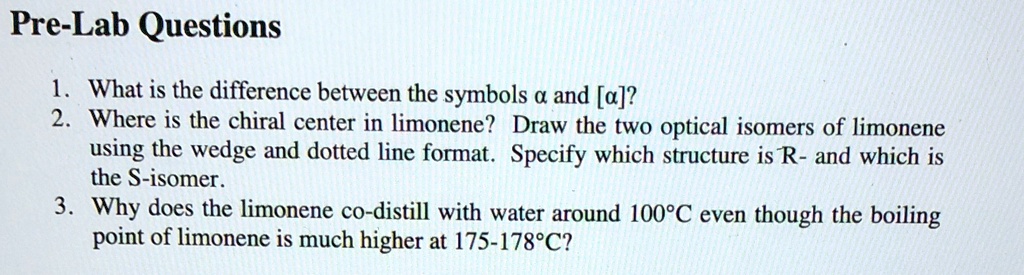 Pre-Lab Questions What is the difference between the symbols and [a]? 2 ...