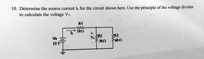 10. Determine the source current Is for the circuit shown here. Use the ...
