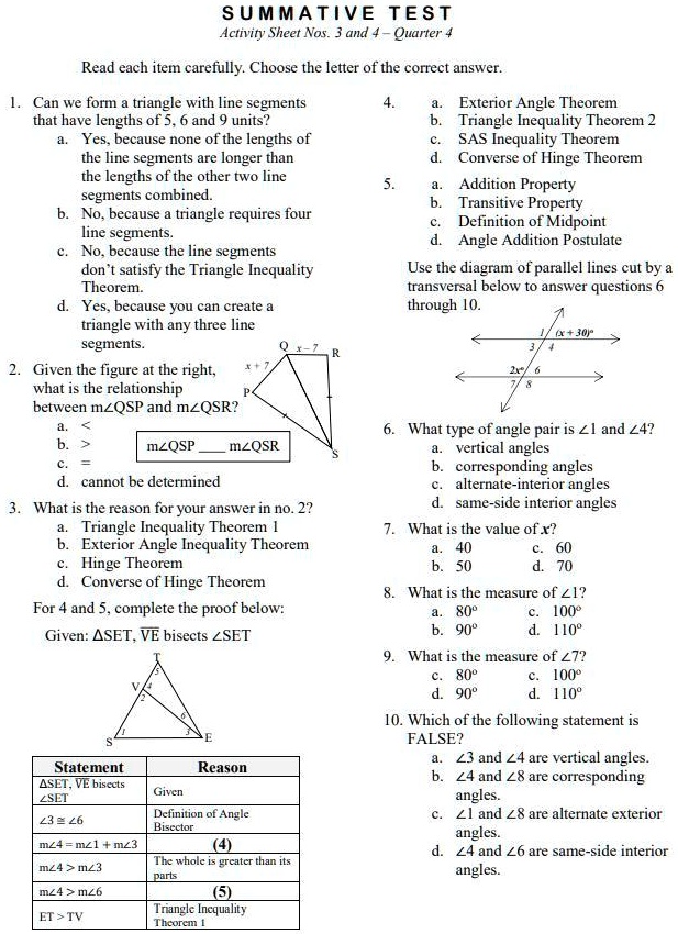 elp ples i need elp ples summative test activity sheet nos ana quarter ...