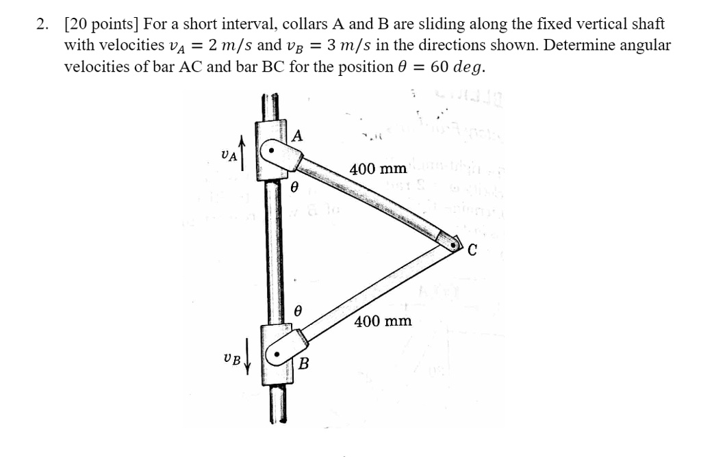 220 points for a short interval collars a and b are sliding along the ...