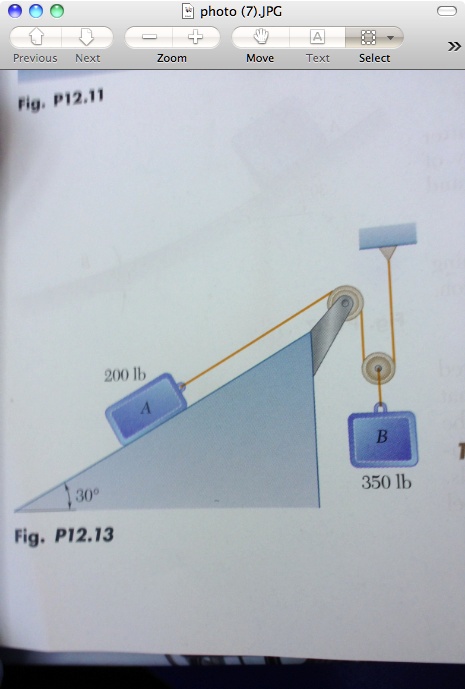 SOLVED: The two blocks shown are originally at rest. Neglecting the masses of the pulleys and ...