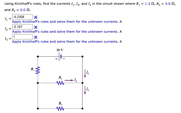 using kirchhoffs rules find the currents and rz 50 2 and in the circuit shown where r 13 0 rz 30 ...