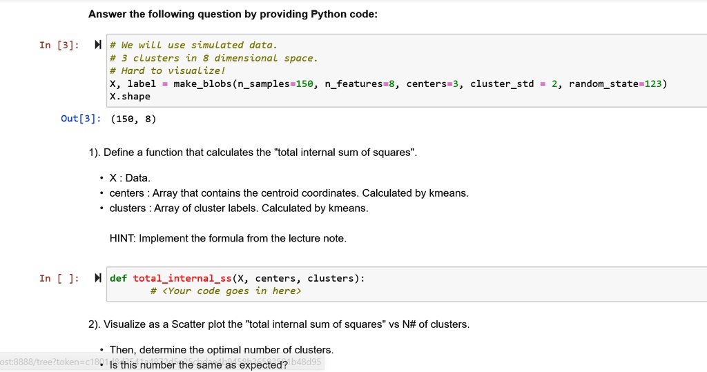 SOLVED: import numpy as np import pandas as pd import matplotlib.pyplot as plt from sklearn ...
