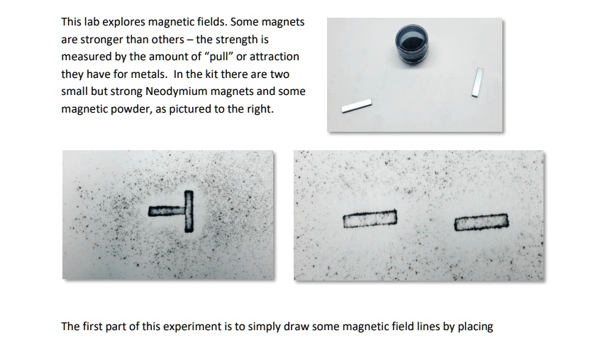 this lab explores magnetic fields some magnets are stronger than others ...