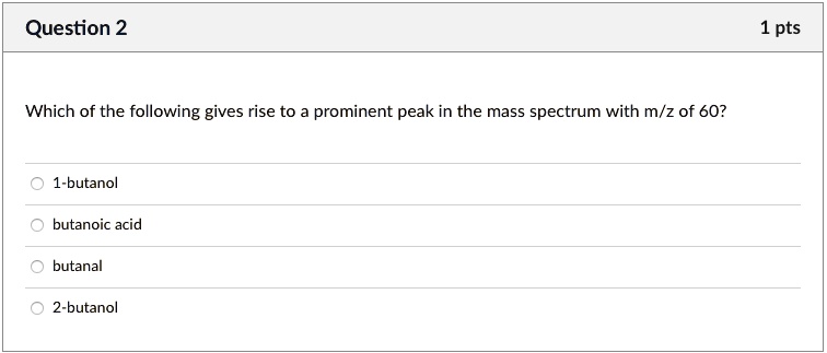 SOLVED: Which of the following gives rise to a prominent peak in the ...