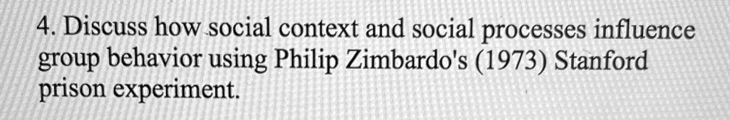 VIDEO solution: Discuss how social context and social processes ...