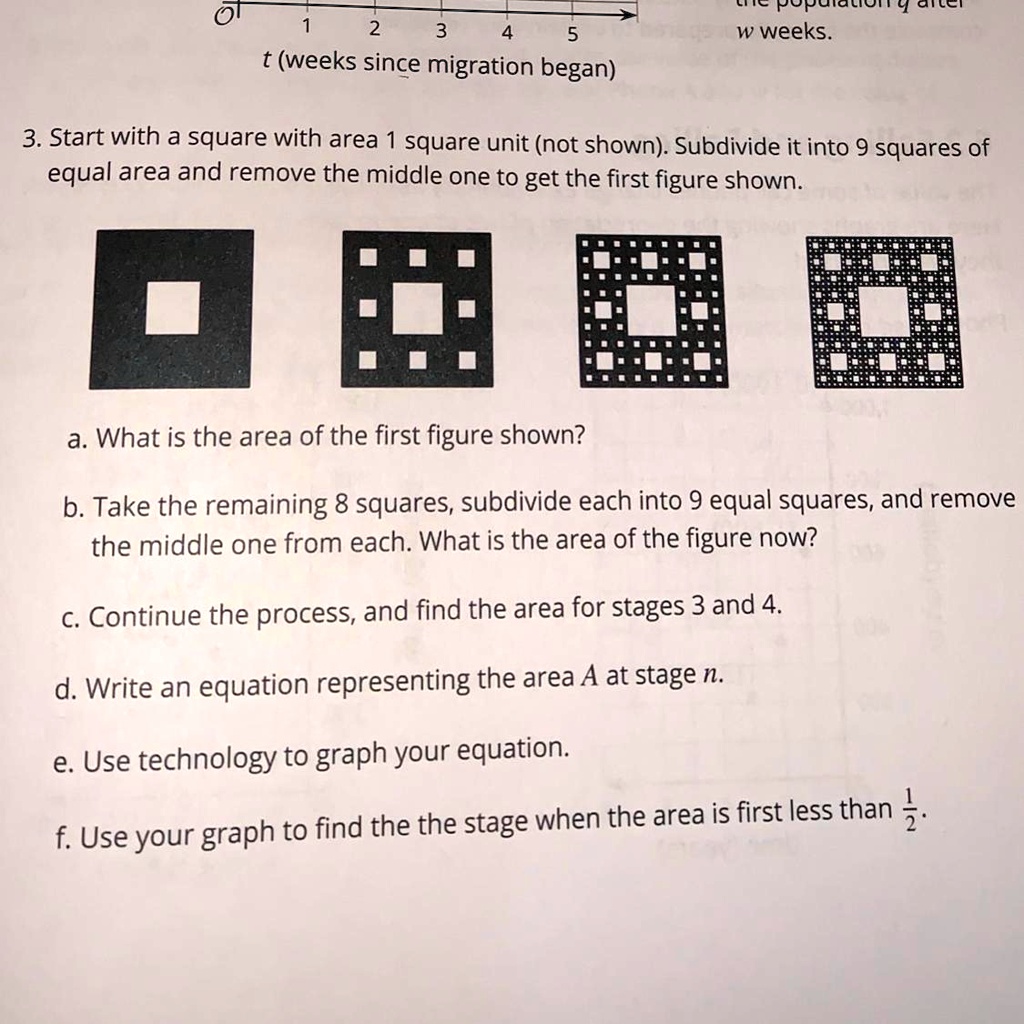 SOLVED: CAN SOMEONE PLEASE HELP ME ?!?!?? population by CicC W weeks (weeks since migration ...