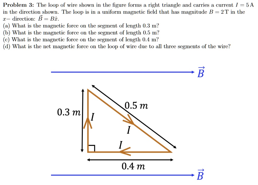 [GET ANSWER] problem 3 the loop of wire shown in the figure forms right ...