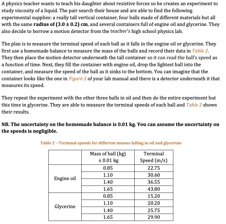 SOLVED: physics teacher wants to teach his daughter about resistive ...
