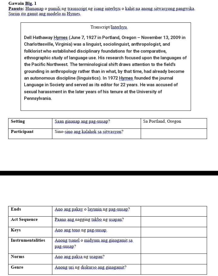 SOLVED: Pasagot naman po. Please, salamat po ng marami. Gawain Blg ...