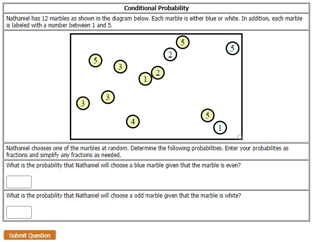SOLVED: Conditional Probability is labeled with a number between 1 and ...