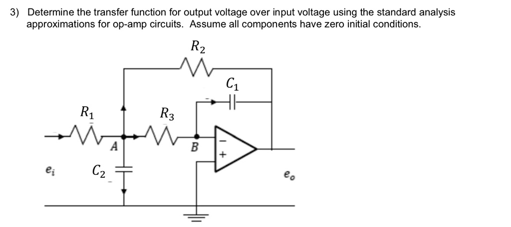 SOLVED: please provide detailed answers 3) Determine the transfer ...