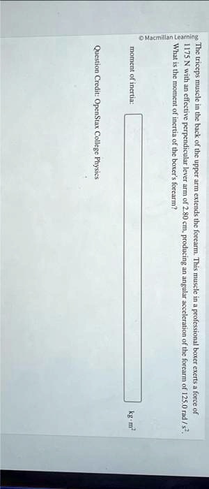 SOLVED: Question Credit: OpenStax College Physics moment of inertia ...