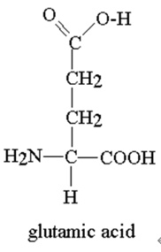 SOLVED: The structure of the amino acid glutamic acid is shown in the ...