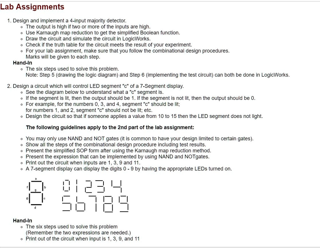 Solved Lab Assignments 1 Design And Implement A 4 Input Majority Detector The Output Is 3462