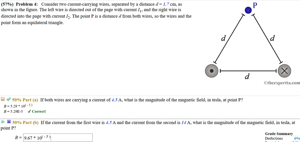 SOLVED: %) Problem 4: Consider two current-carrying wires. separated by ... SOLVED: %) Problem 4: Consider two current-carrying wires. separated by ...