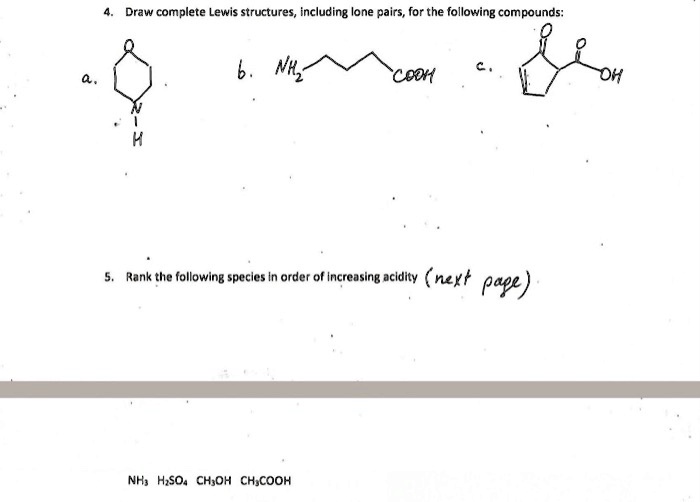 VIDEO solution: Draw complete Lewis structures, including lone pairs ...