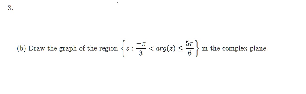 SOLVED:5T arg(z)