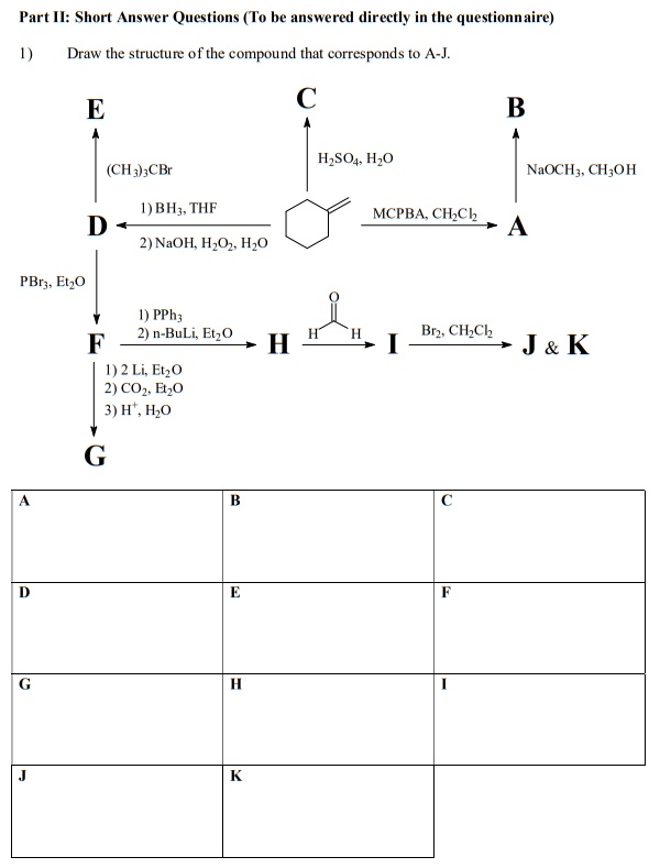 SOLVED:Part I: Short Answer Questions (To be answered directly in the ...
