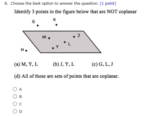 Solved Choose The Best Option To Answer The Question 1 Point Identify 3 Points In The Figure 