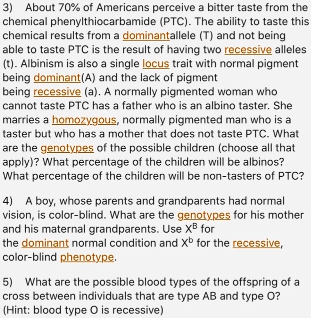 3 about 70 of americans perceive a bitter taste from the chemical ...