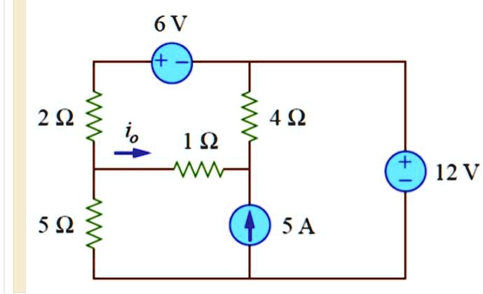 SOLVED: Use mesh analysis to obtain in the circuit of the shown Figure below O 4 0 2 0 8 [ 12 V U