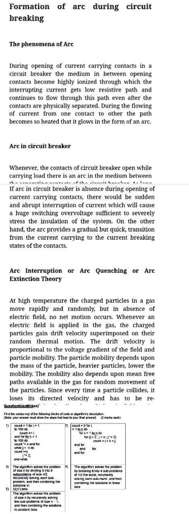 cs formation breaking arc during circuit the phenomena of arc during ...