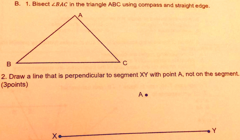 Straightedge And Compass Bisect Line at Lacey Chandler blog