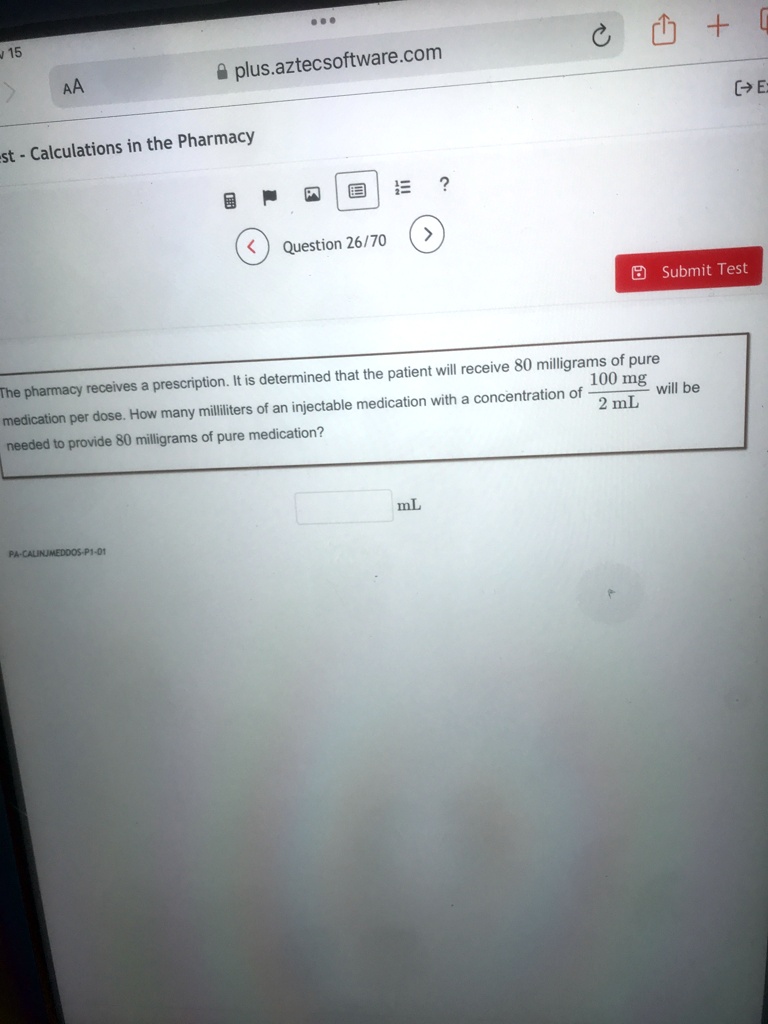 the pharmacy receives a prescription it is determined that the patient ...