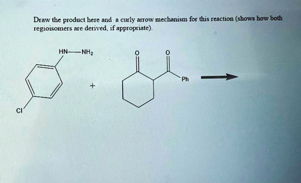 SOLVED: Draw the product here and curly arow mechanism for this ...