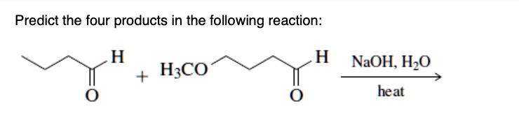SOLVED: Predict the four products in the following reaction: H2 + NaOH ...