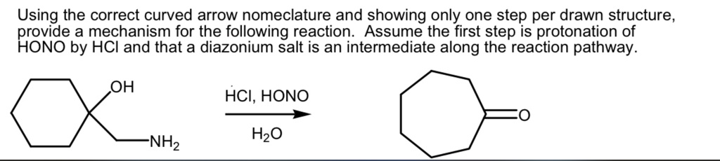 SOLVED: Using the correct curved arrow nomeclature and showing only one ...