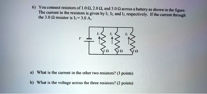 you connect resistors of 10020 0and 30 q across battery as shown in the ligure the current in ...