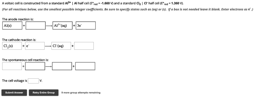 A voltaic cell is constructed from a standard Al^(3+) | Al half cell (E ...