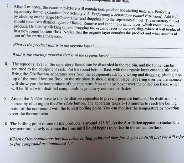 SOLVED: Titlewithtopic: Organic Chemistry Laboratory Techniques and ...